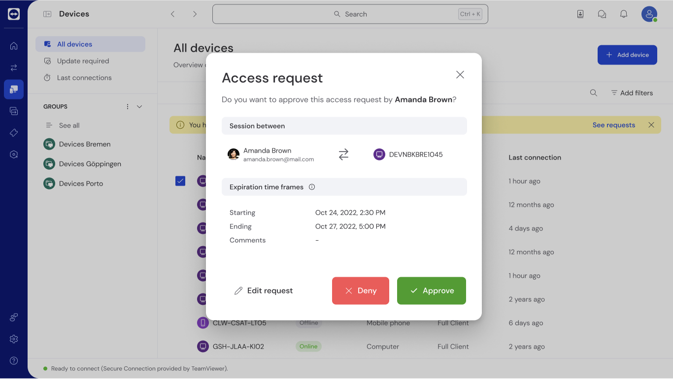 Πρόσθετα χαρακτηριστικά ασφάλειας στο TeamViewer Tensor - TechMail